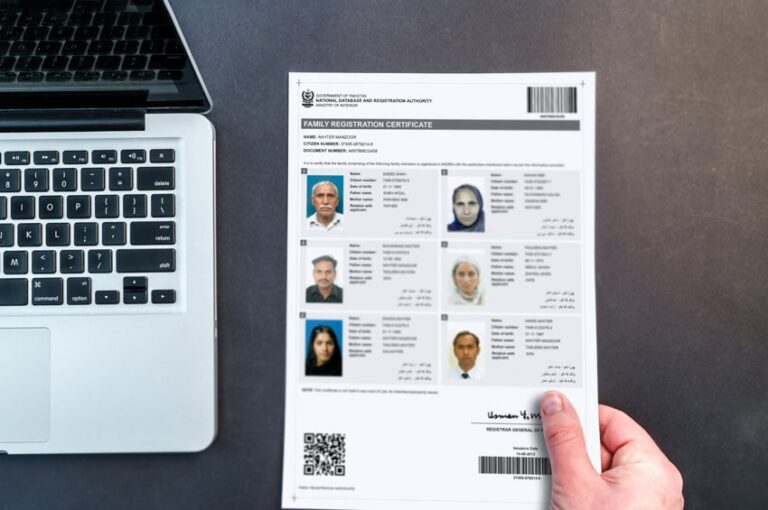 FRC - Online Nadra Card Services in UK In United Kingdom